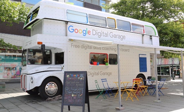 Google converts double decker bus into free digital training hub for ...
